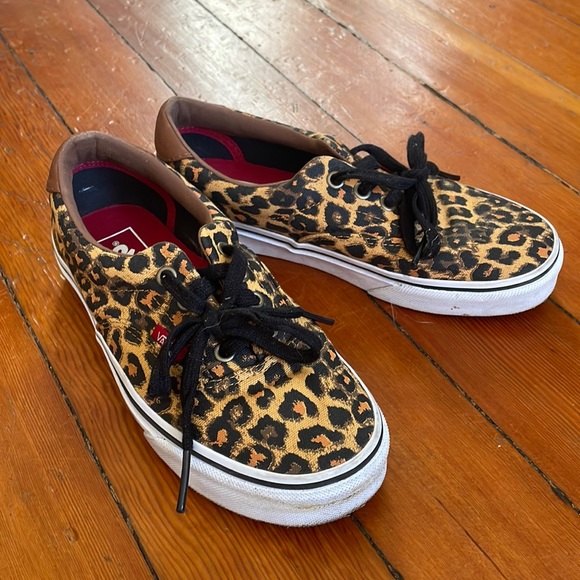 Vans | Shoes | Vans Leopard Print Authentics Sz 6 In Womens | Poshmark